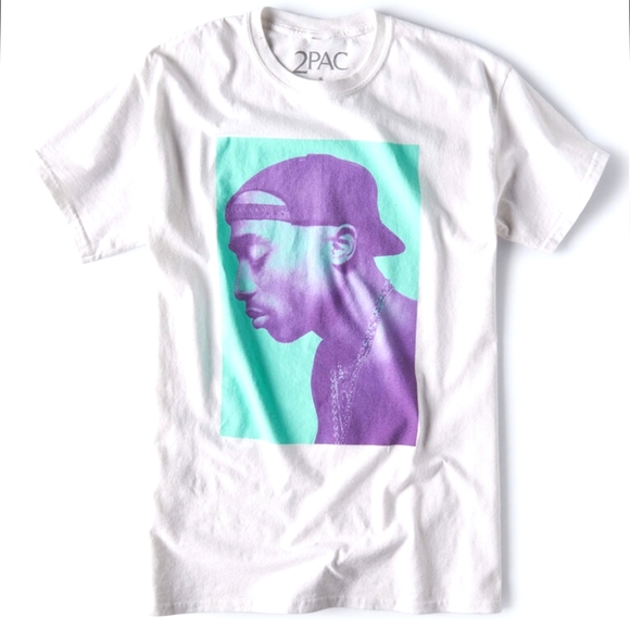 2Pac | Shirts | Tupac 2pac Hip Hop Rapper Vintage 25 2pac 90s White ...